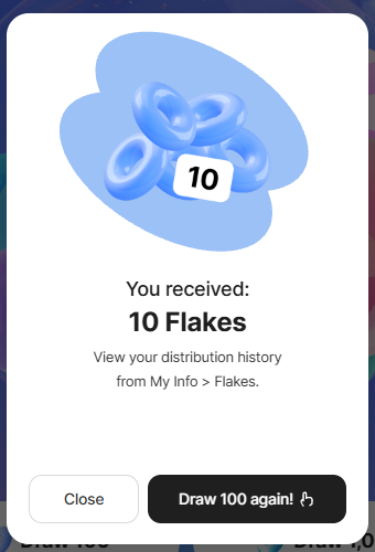 Flake come to me!